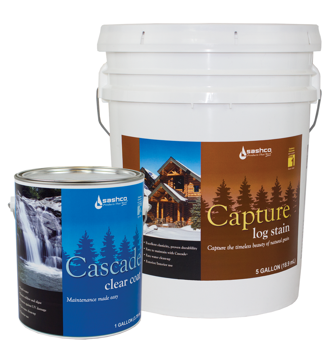 Sashco Capture Log Stain – Ozark Log Home Supply